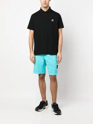 Stone Island Compass-patch Polo Shirt