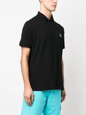 Stone Island Compass-patch Polo Shirt