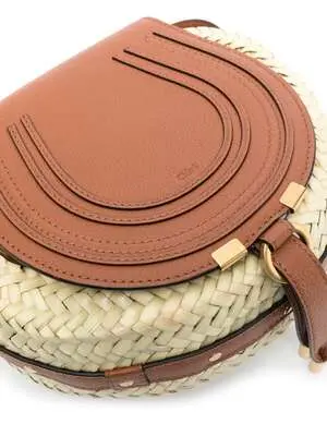 Chloé Marci Raffia Crossbody Bag