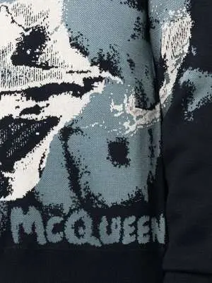 Alexander McQueen Skull-motif Jacquard Jumper