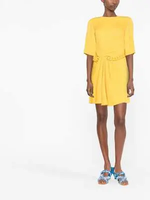 Stella McCartney Chain Link-detail Minidress - Yellow