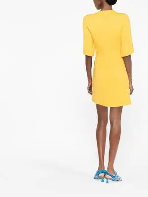 Stella McCartney Chain Link-detail Minidress - Yellow