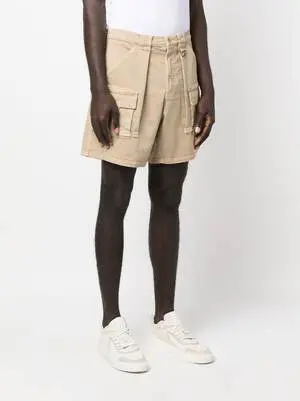 Moschino D-ring Detail Cargo Shorts - Brown