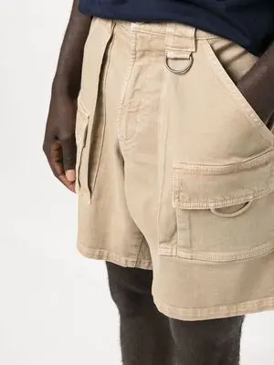 Moschino D-ring Detail Cargo Shorts - Brown