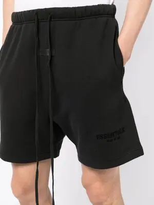 Fear Of God Essentials Drawstring Track Shorts - Black