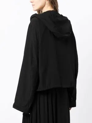 Yohji Yamamoto Lace-up Hoodie