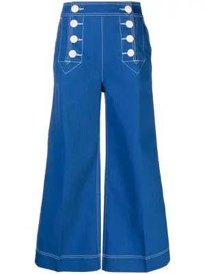 Zimmermann High Tide Sailor Jeans - Blue