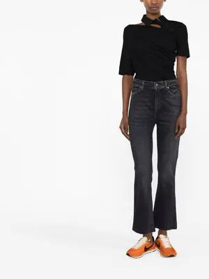 7 For All Mankind Cropped Flared Jeans