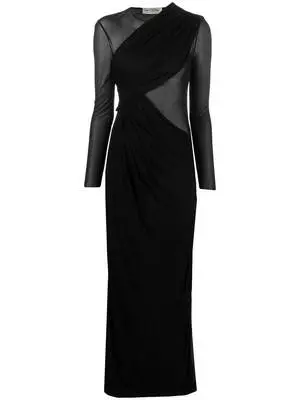 Saint Laurent Long Sleeve Evening Dresses