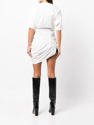 Alexander Wang Draped-waist Asymmetric T-shirt