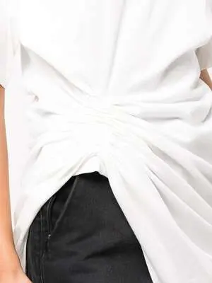Alexander Wang Draped-waist Asymmetric T-shirt
