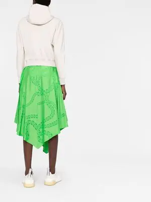 Stella McCartney Chain-link Print Midi Skirt