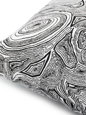 FORNASETTI All-over Graphic-print Cushion - Black