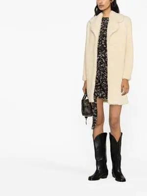 MARANT ETOILE Dulce Floral-print Mini Dress - Black