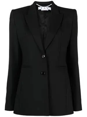 Off-White Tailored Single-breasted Blazer - Black