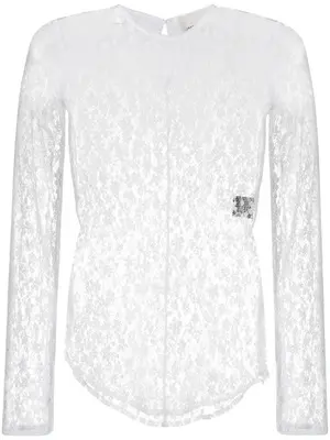 Isabel Marant Étoile Toyela Lace Top - White