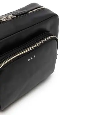 AGNES B. Crossbody Zip-pocket Bag