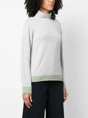 LE TRICOT PERUGIA Funnel-neck Jumper