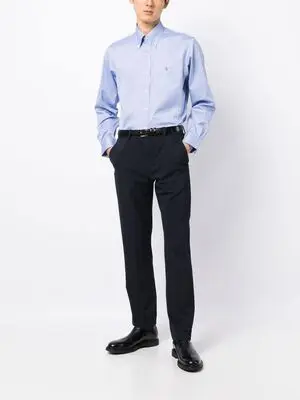 Polo Ralph Lauren Embroidered-logo Shirt - Blue