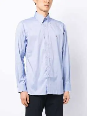 Polo Ralph Lauren Embroidered-logo Shirt - Blue
