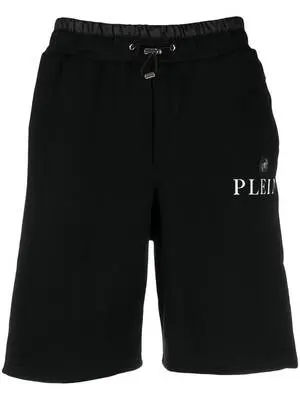 Philipp Plein Logo-plaque Track Shorts - Black