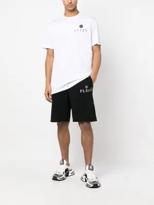 Philipp Plein Logo-plaque Track Shorts - Black