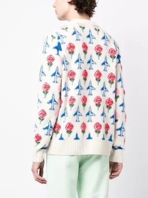 Casablanca Intarsia-knit Jumper