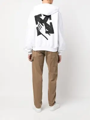 Off-White Hand Arrows Hoodie - White