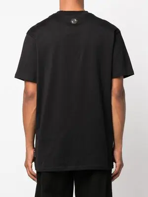 Philipp Plein Skull-print Cotton T-shirt - Black