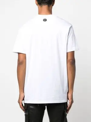 Philipp Plein Skull-print Cotton T-shirt - White