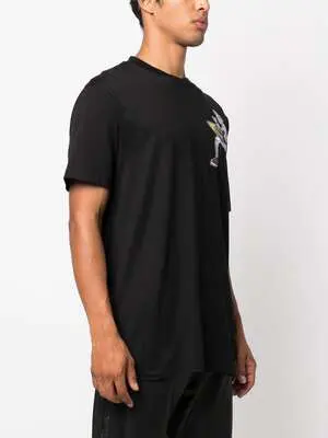 Philipp Plein Hawaii Graphic-print Cotton T-shirt - Black