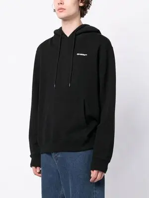 Off-White Diag-stripe Print Hoodie