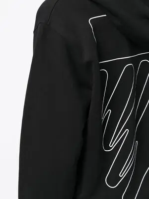 Off-White Diag-stripe Print Hoodie