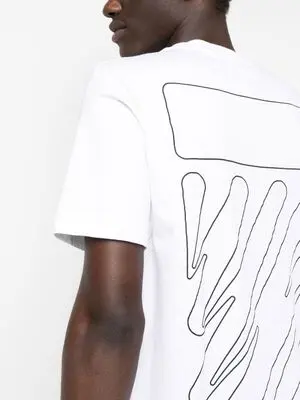 Off-White Wave Outline Diag Print T-shirt