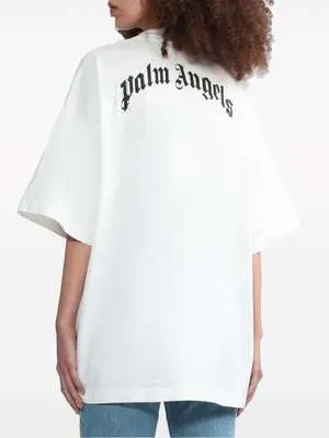 Palm Angels Broken Bear Cotton T-shirt - White