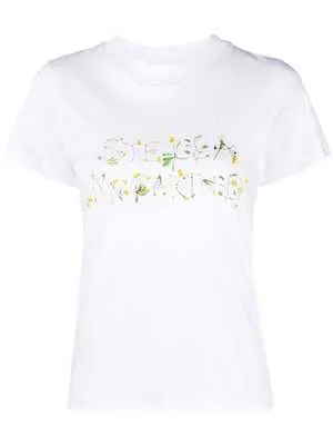 Stella McCartney Floral Logo-print T-shirt