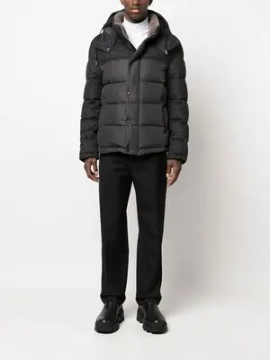 Kiton Hybrid Hooded Puffer Jacket