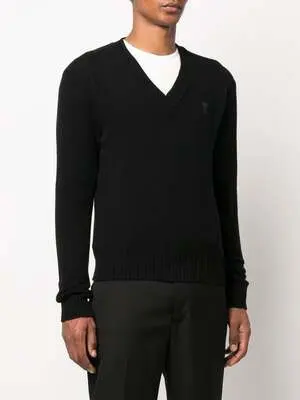 Ami V-neck Knitted Jumper