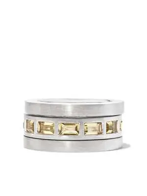 Tom Wood Double Arch Quartz Ring