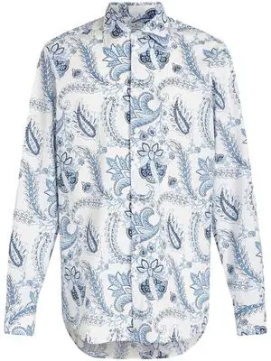 Etro Floral Paisley-print Shirt - White