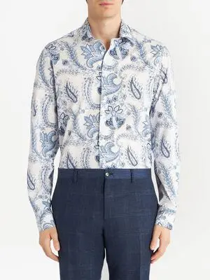 Etro Floral Paisley-print Shirt - White