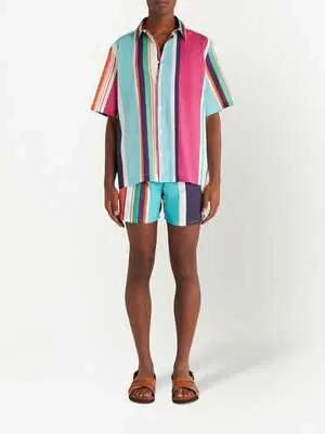 Etro Vertical-stripe Shirt - Blue