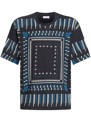 Etro Abstract-print Cotton T-shirt