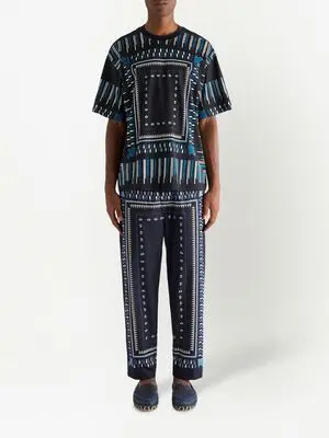 Etro Abstract-print Cotton T-shirt