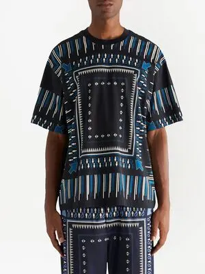 Etro Abstract-print Cotton T-shirt
