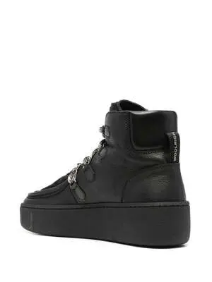Woolrich Faux-fur Detail Platform Sneakers
