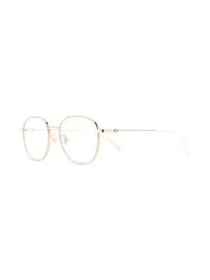 Gucci Square Interlocking G Logo Glasses