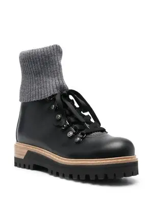 LE SILLA St. Moritz Ankle Boots - Black