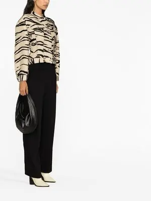 Stella McCartney Zebra-print Trucker Jacket
