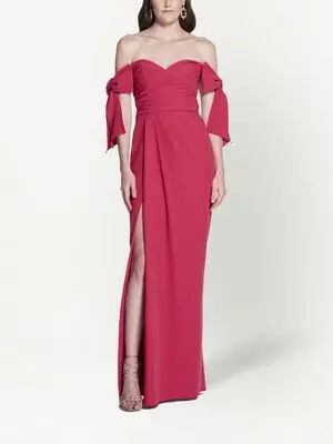Marchesa Off-shoulder Gown